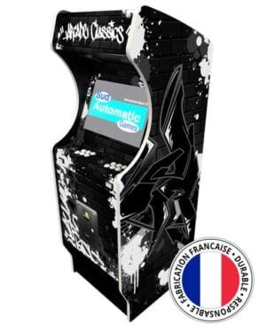 Borne Arcade Graffiti Black Edition 5000 jeux neuve